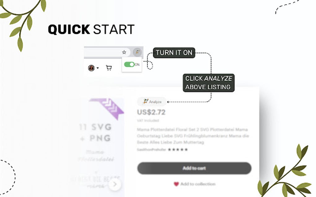 Simple Etsy Title & Tags Analyzer for Google Chrome - Extension Download