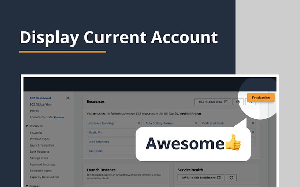 AWS Account Label for Google Chrome - Extension Download