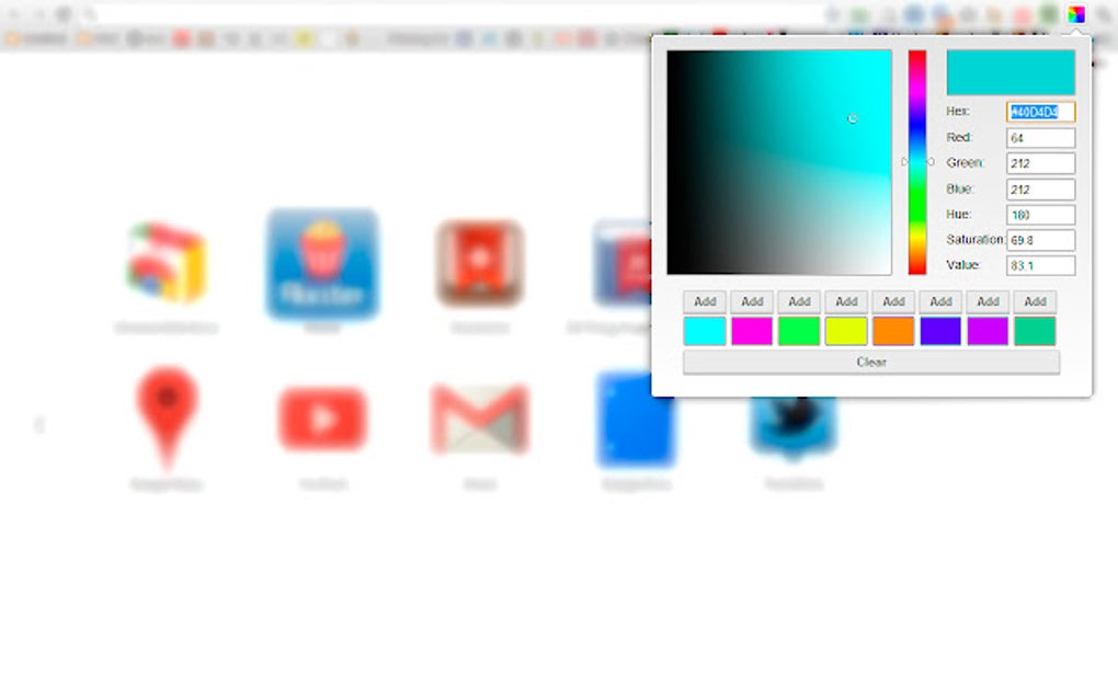Color Picker for Google Chrome - Extension Download