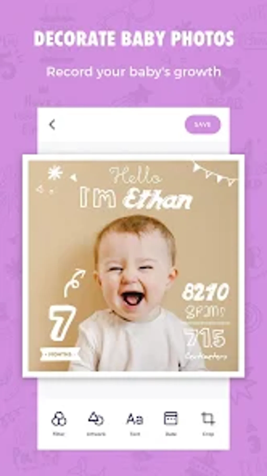 Babygram - Camera app for momm for Android - Download