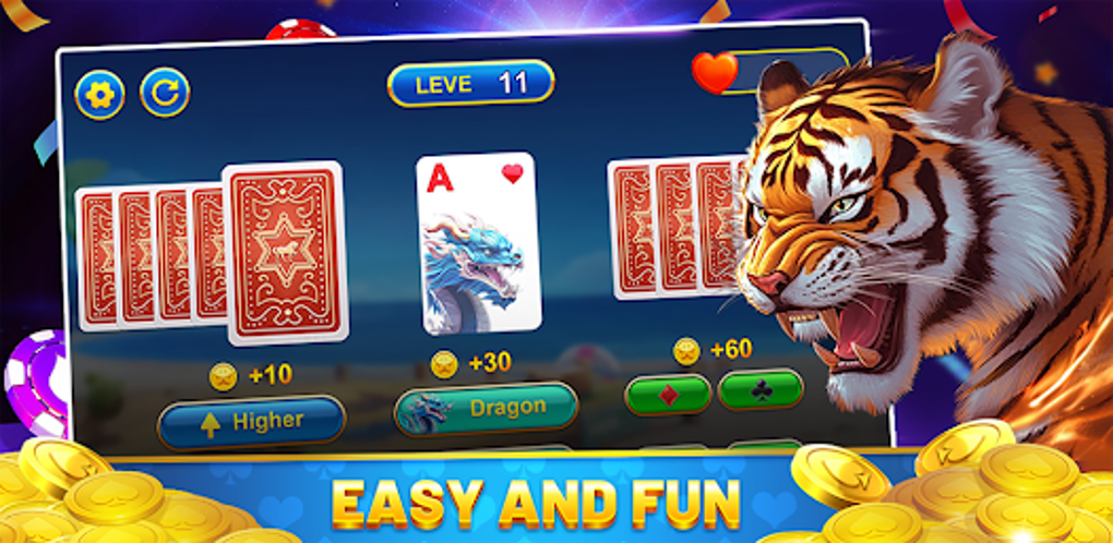 Dragon Tiger War-Card Guess para Android - Descargar