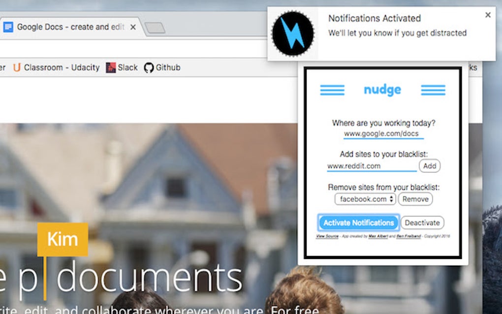 Nudge for Google Chrome - Extension Download