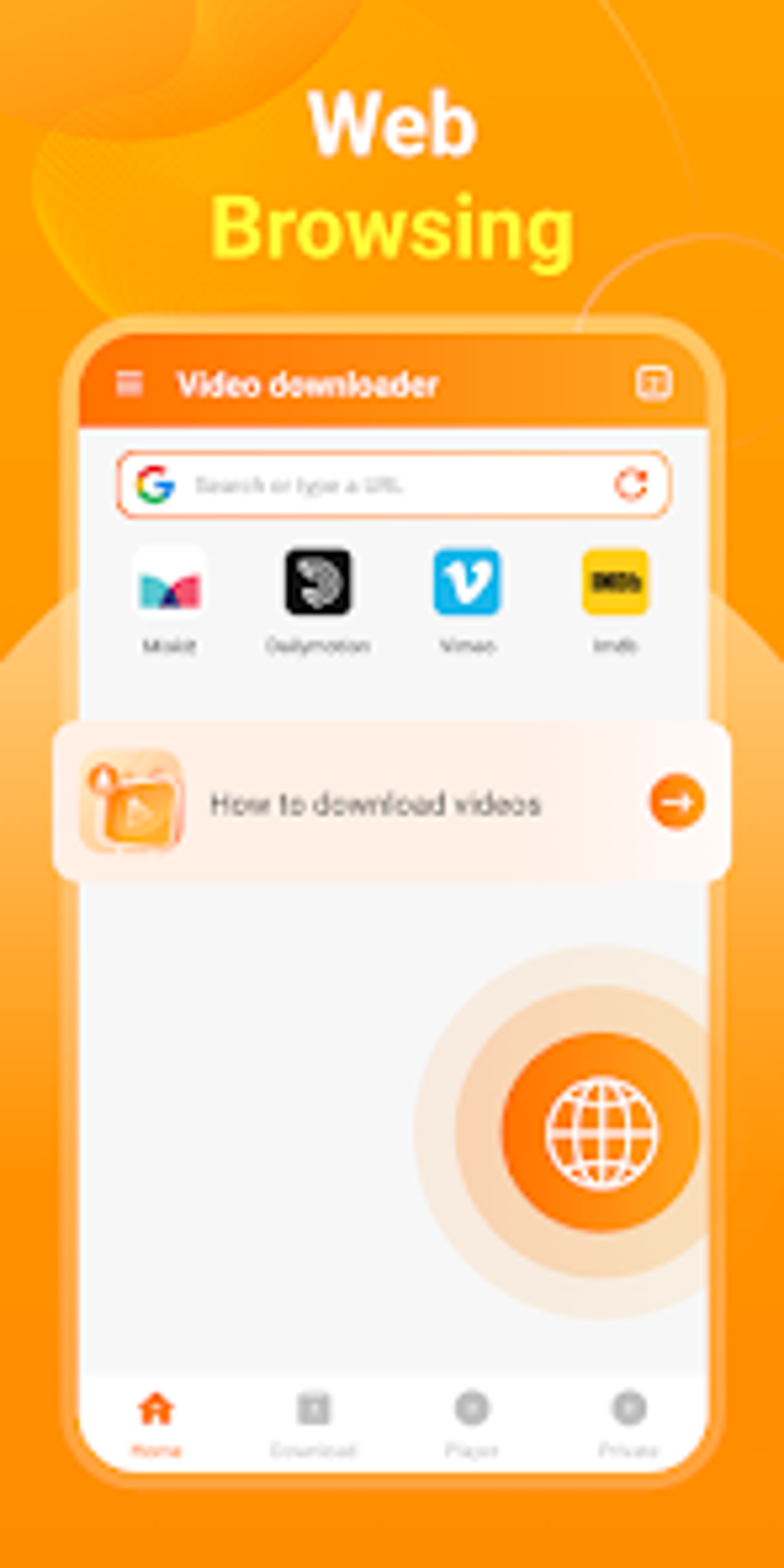 Video Downloader-Video Player pour Android - Télécharger