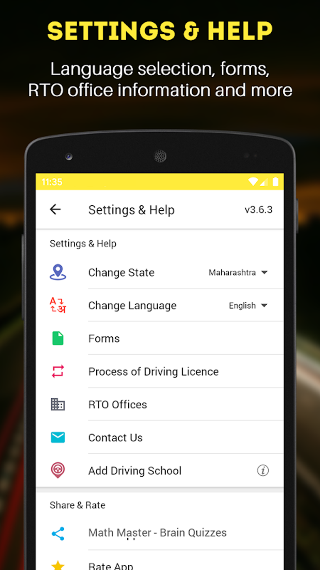 RTO Exam: Driving Licence Test APK for Android - Download