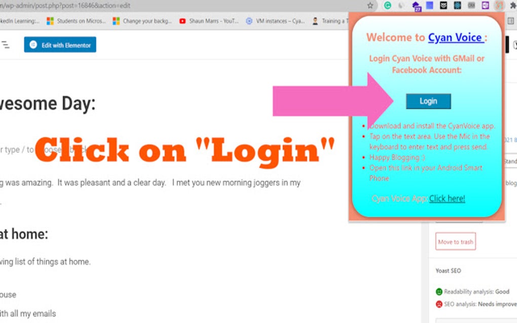 Cyan Voice for Google Chrome - Extension Download