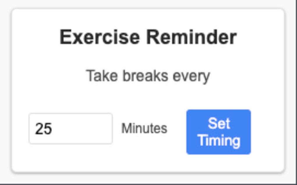 Break Reminder for Google Chrome - Extension Download
