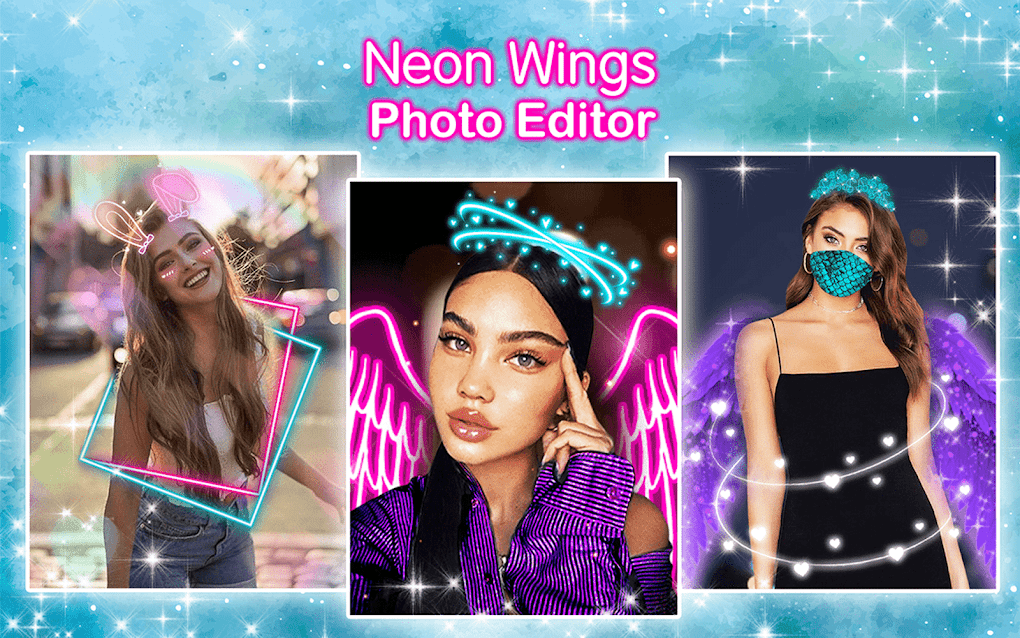Neon Wings Photo Editor for Android - Download
