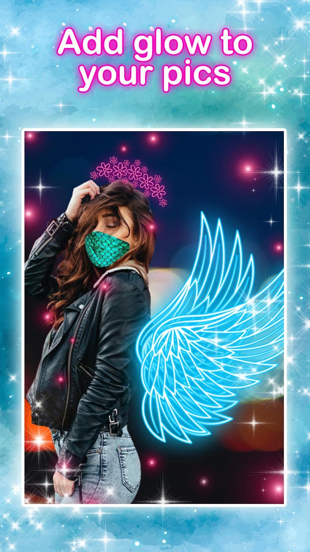 Neon Wings Photo Editor for Android - Download