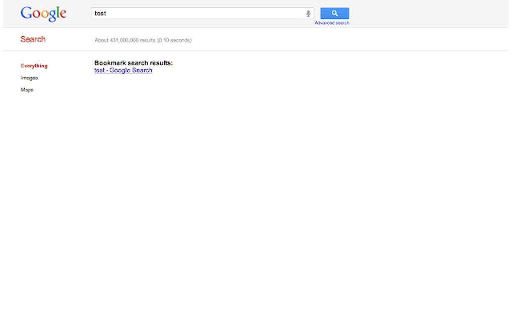 Search Chrome Bookmarks On Google for Google Chrome - Extension Download