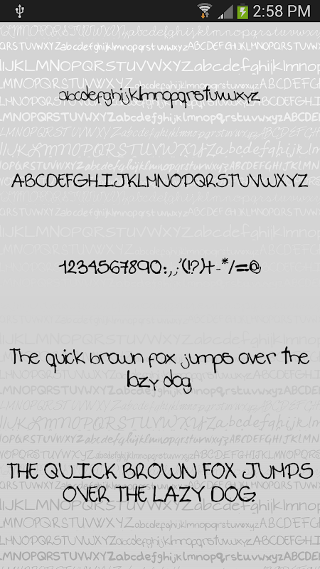 Hand3 fonts for FlipFont® free APK for Android - Download