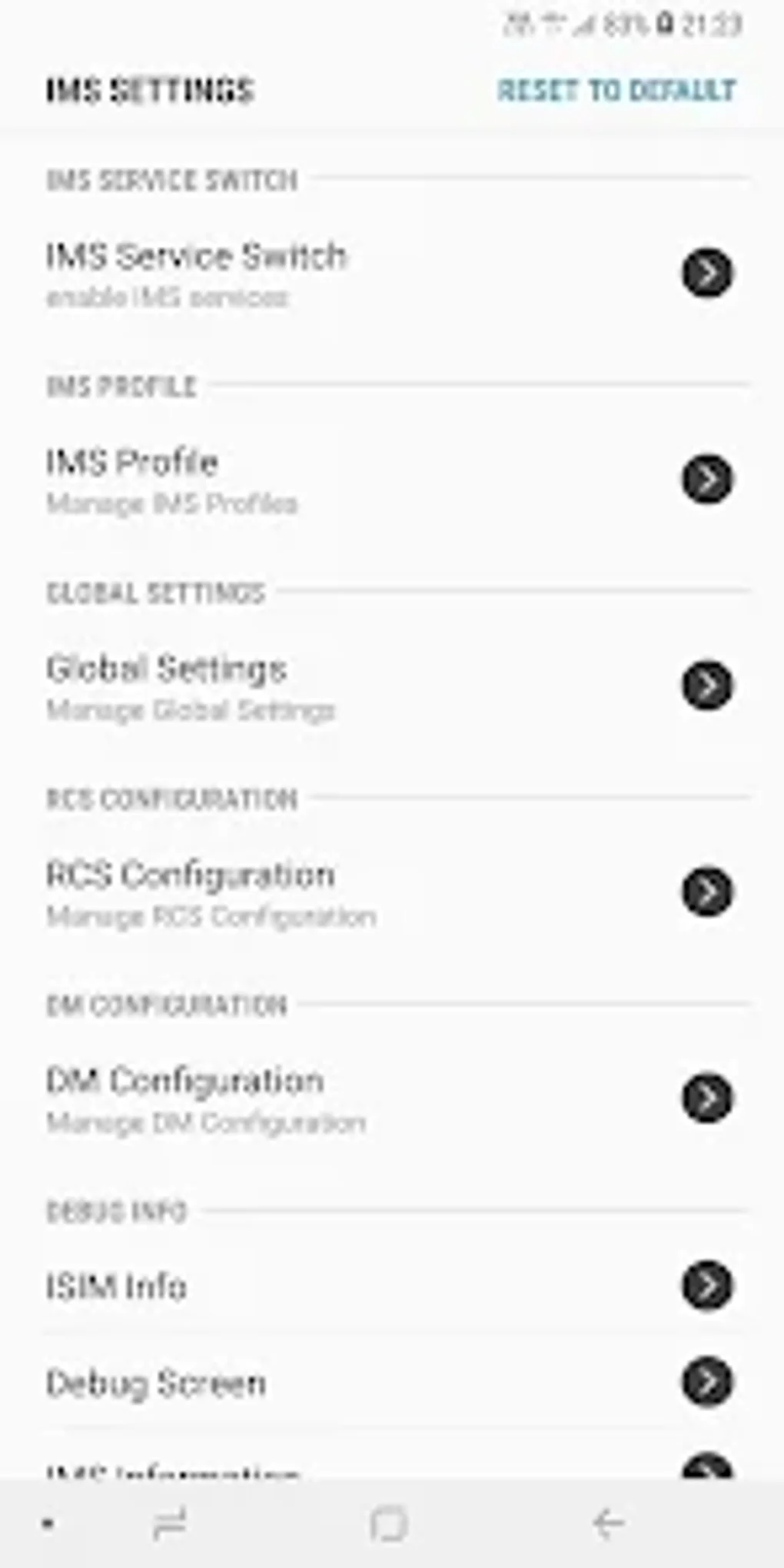 IMS Settings Launcher Samsung Para Android Download