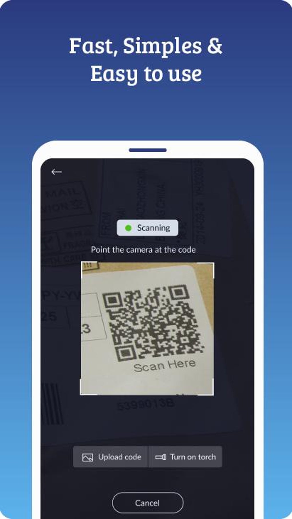 Universal Barcode and QRCode Reader for Android - Download