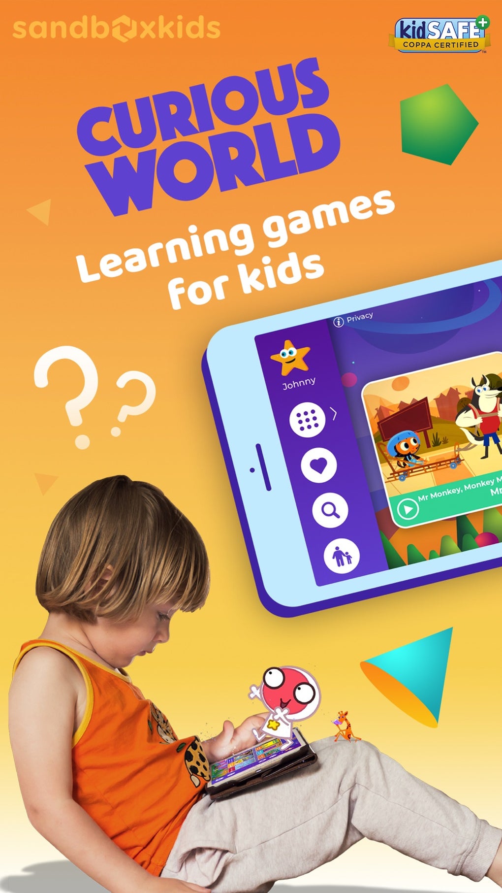 iPhone için Curious World: Games for Kids - İndir
