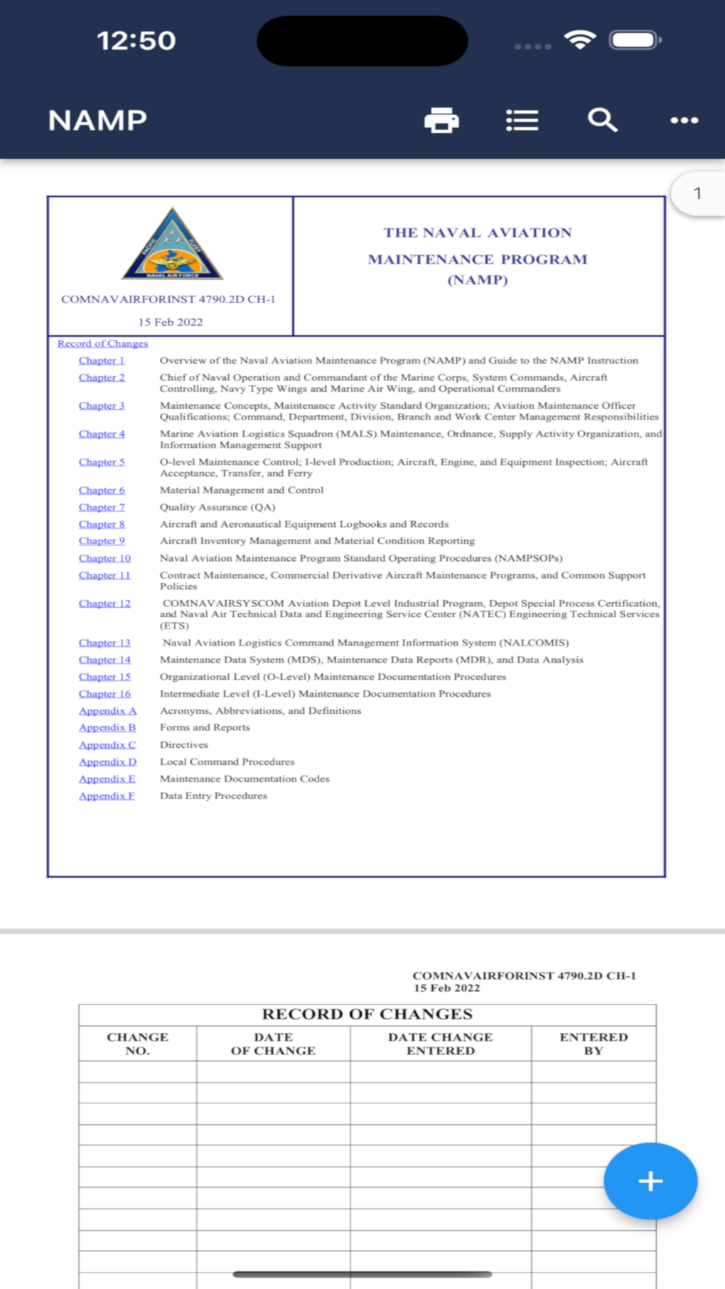 NAVAIR NAMP for iPhone - Download