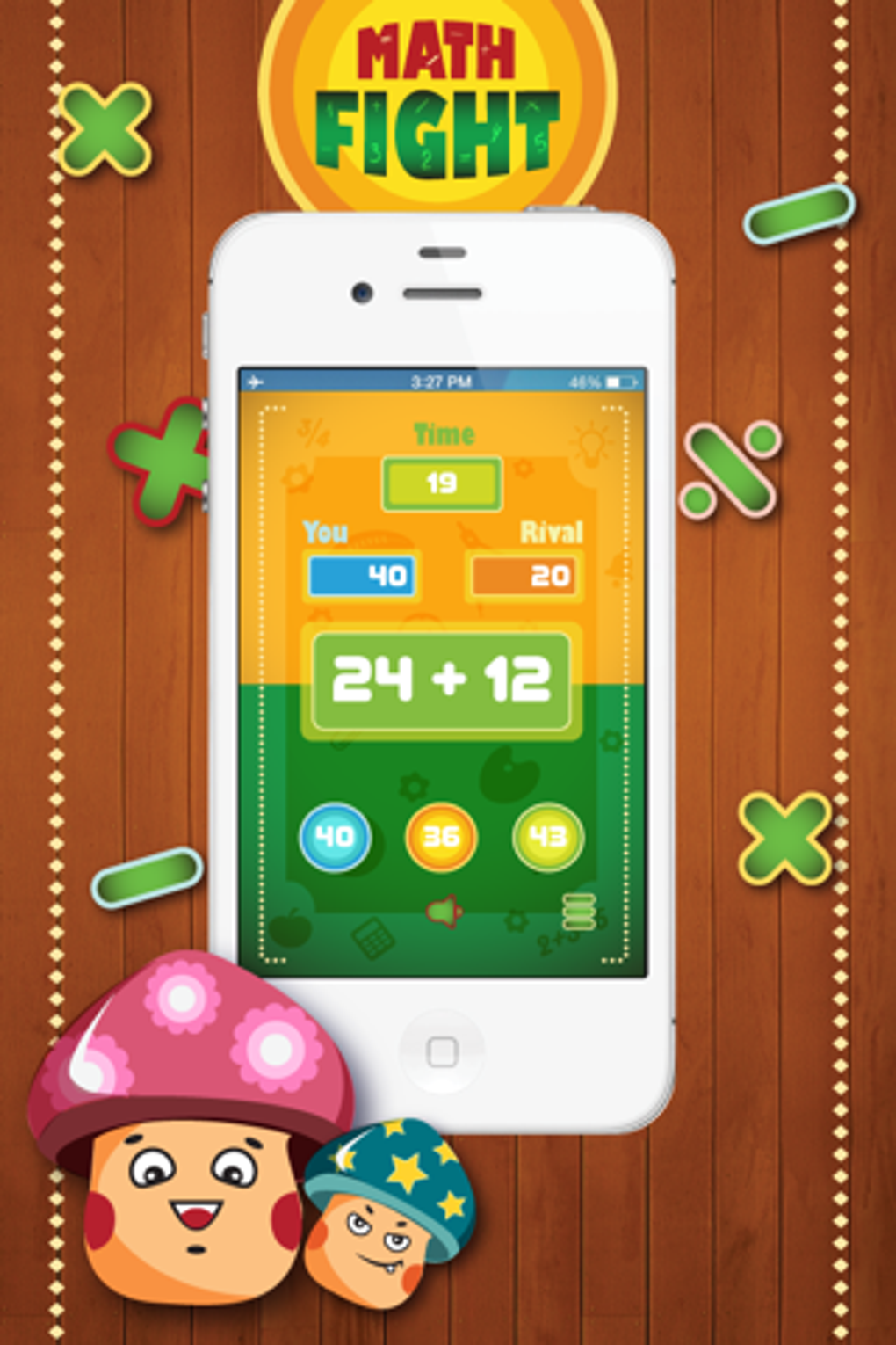 Math Fight - Multiplayer game para iPhone - Descargar