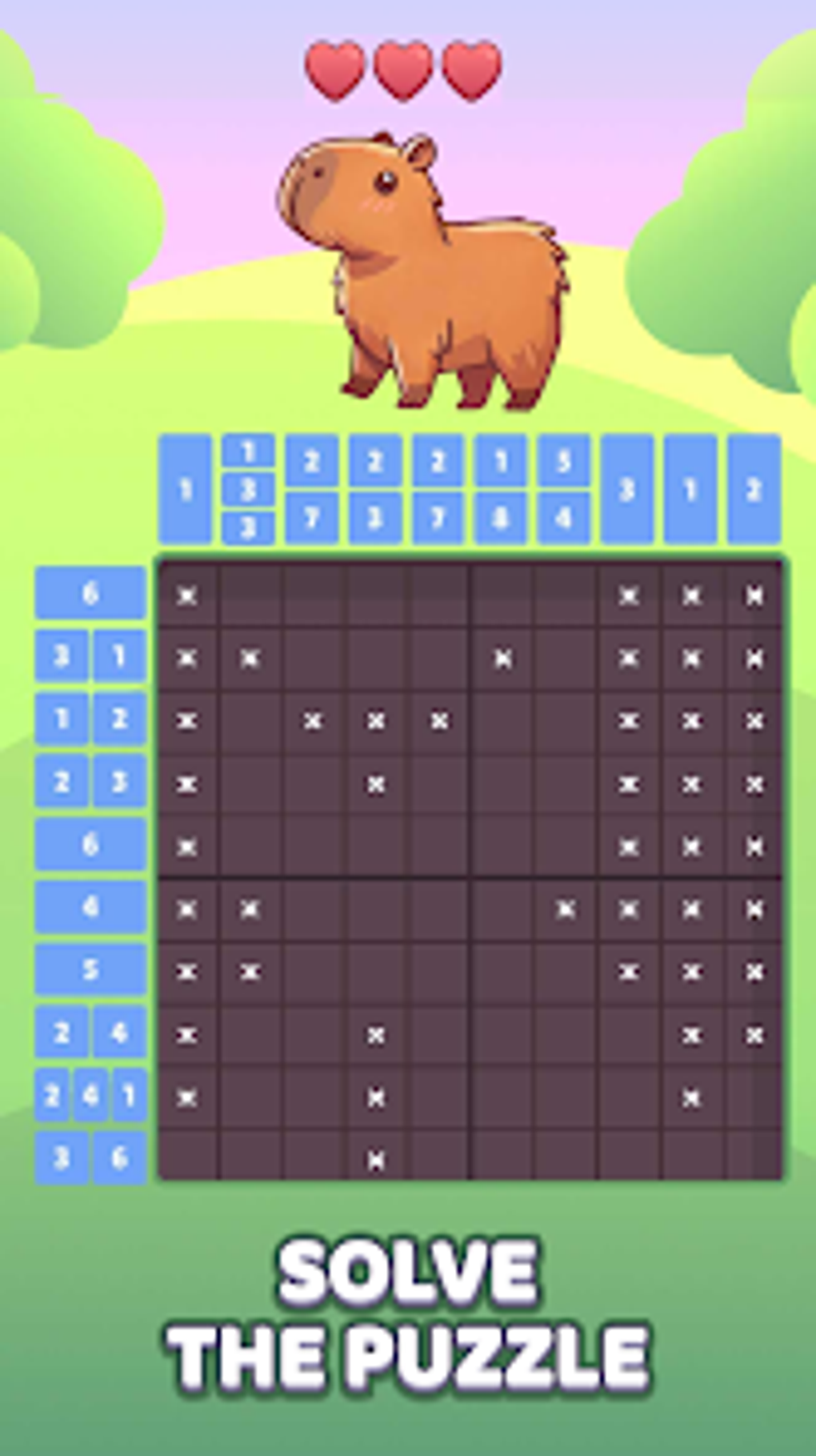 Nonogram Relax: Capybara Trip pour Android - Télécharger