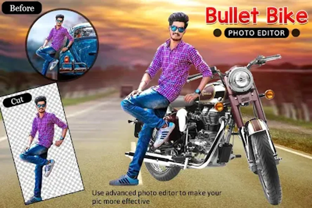 Bullet Bike Photo Editor for Android - Download