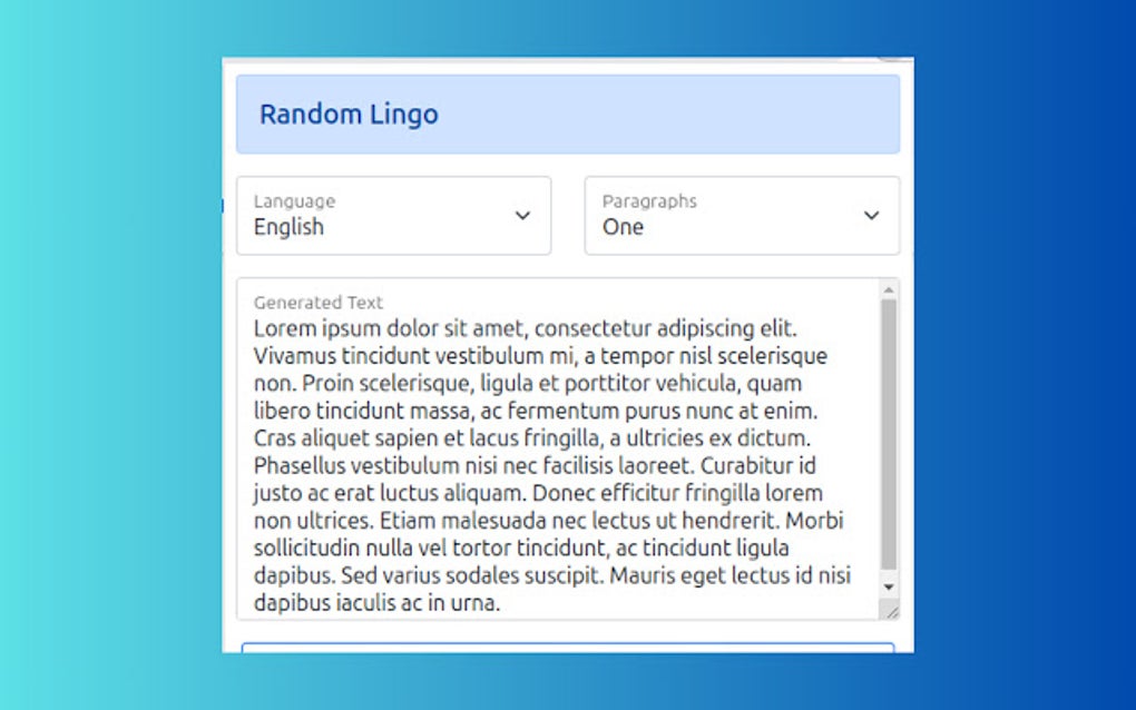 Random Lingo for Google Chrome - Extension Download