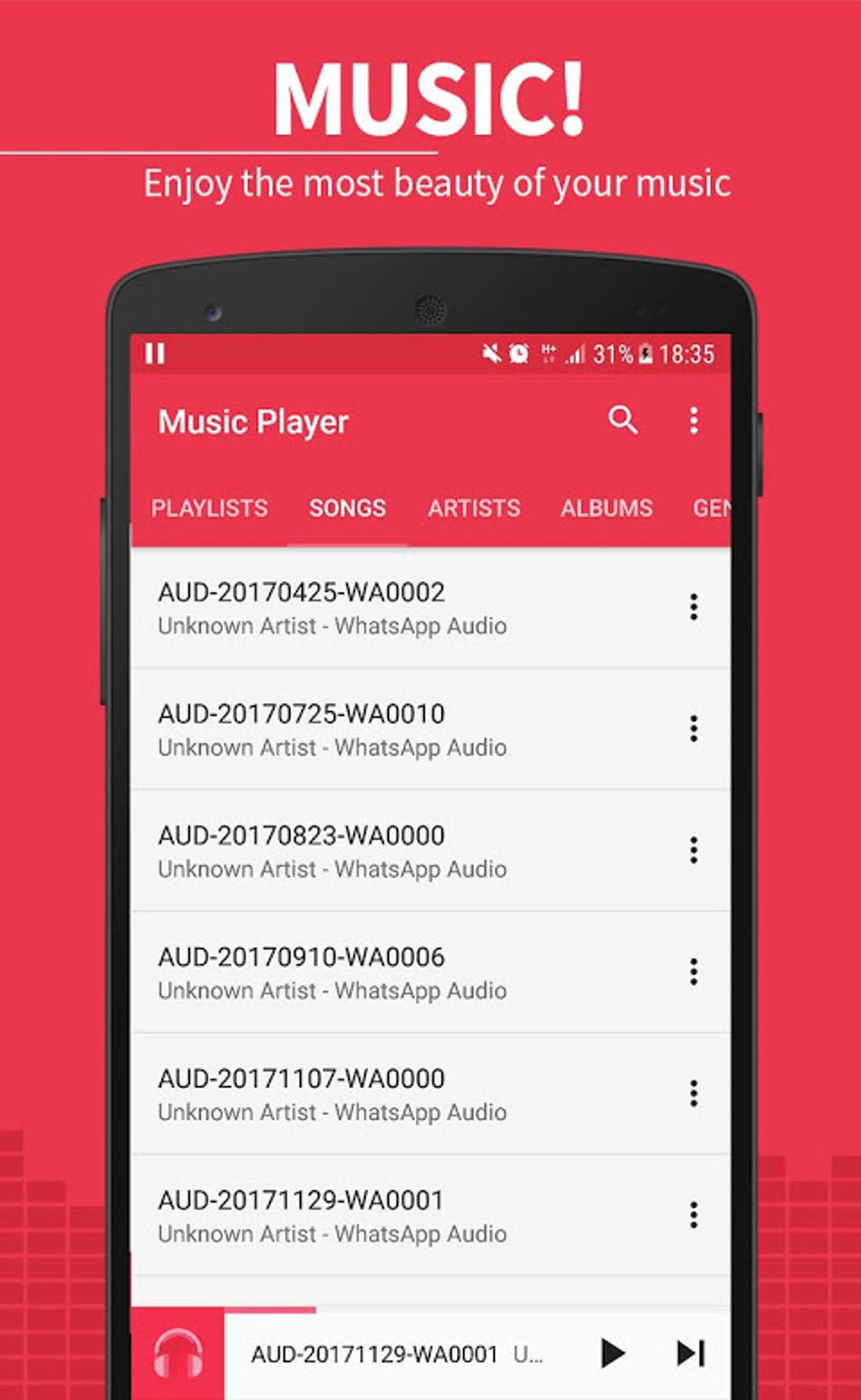 Android 용 Music Player & Equalizer APK - 다운로드