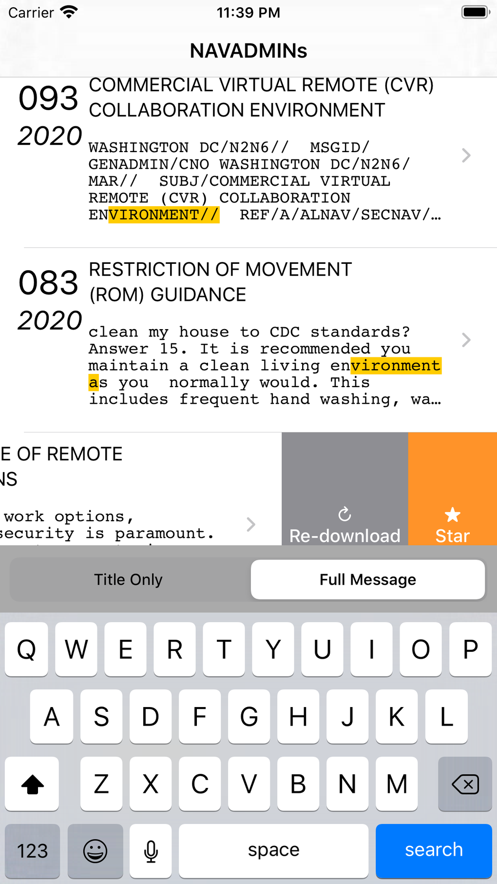 NAVADMIN Viewer for iPhone - Download