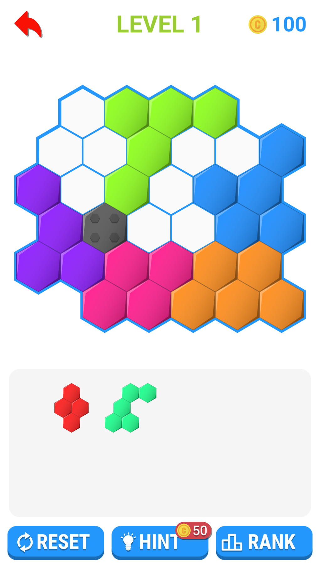 Block Puzzle - Hexagon Tangram para iPhone - Descargar
