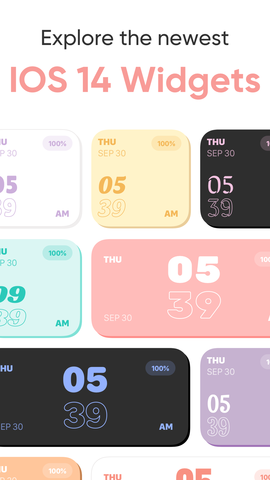 Font Color Widgets for iPhone - Download