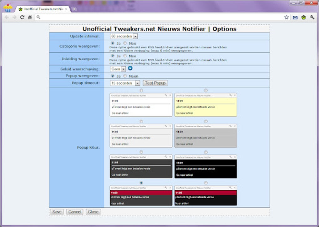 Unofficial Tweakers.net Nieuws Notifier for Google Chrome - Extension Download