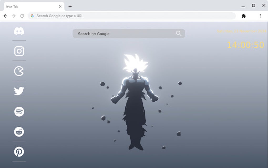 Goku Ultra Instinct: Epic Live Wallpaper para Google Chrome - Extensión ...