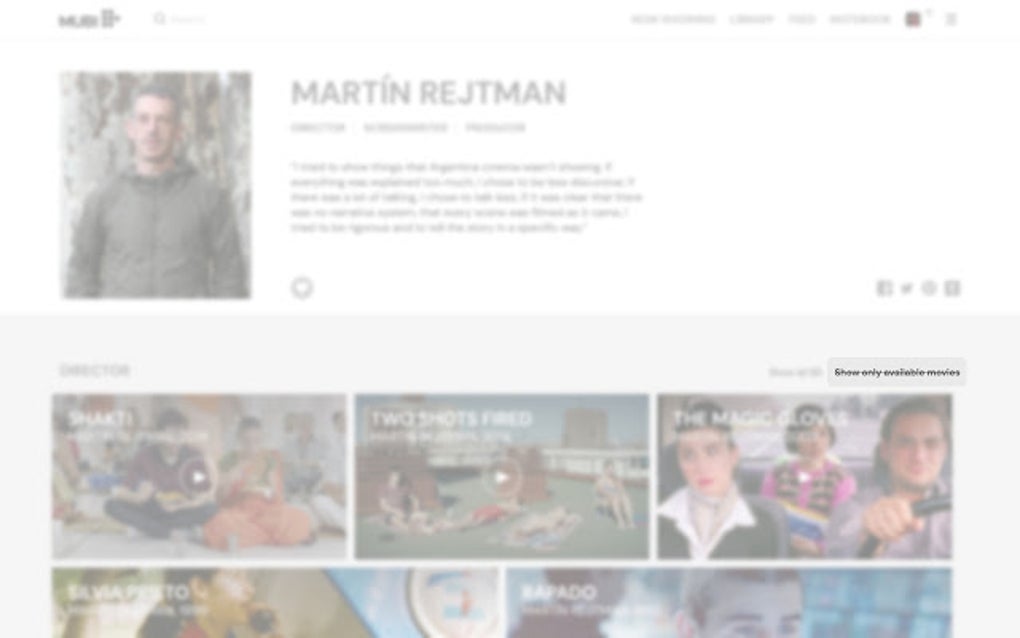 Available Movies on Mubi para Google Chrome - Extensión Descargar