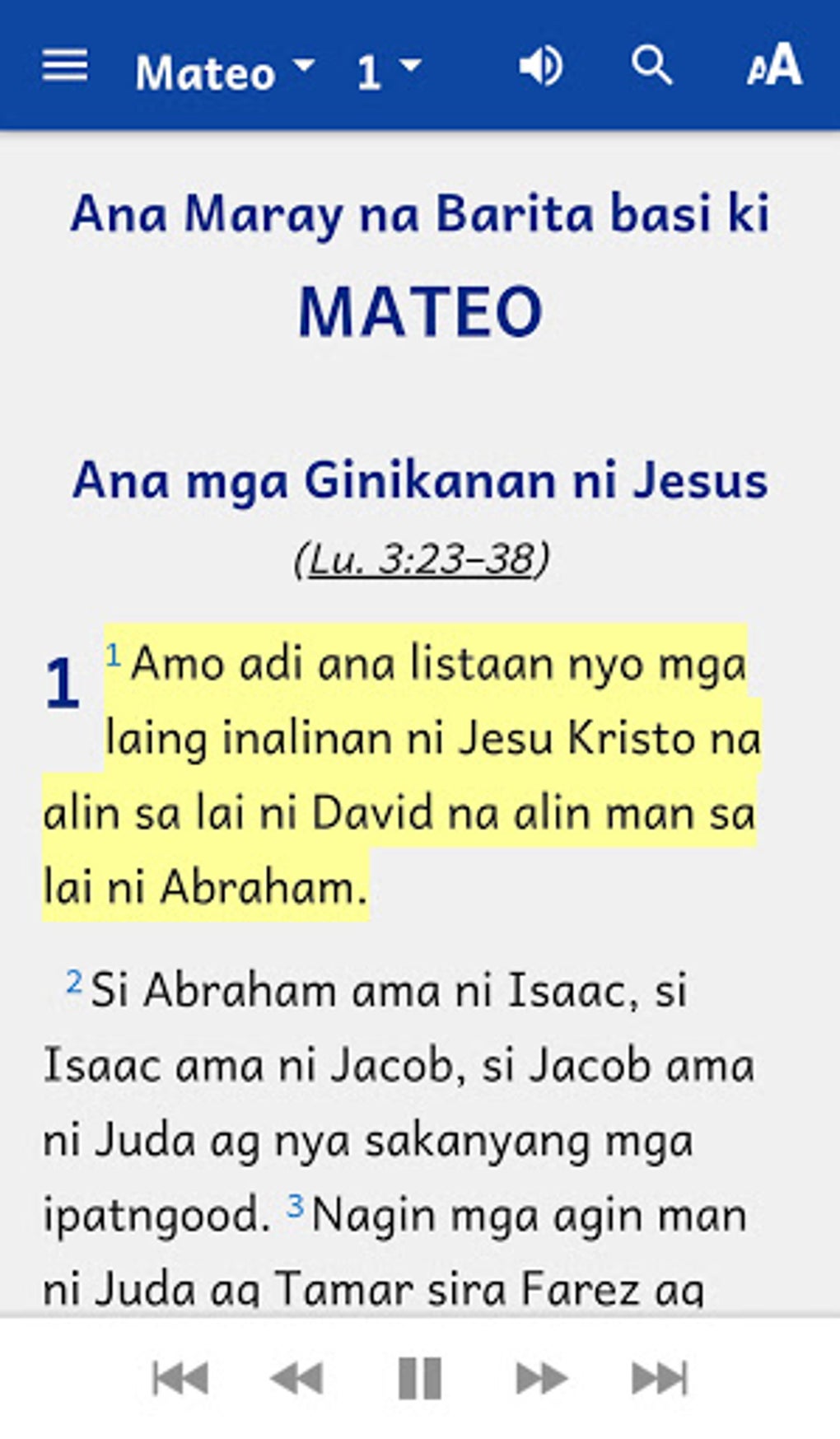 Bikol Buhinon Bible Android 版 - 下载
