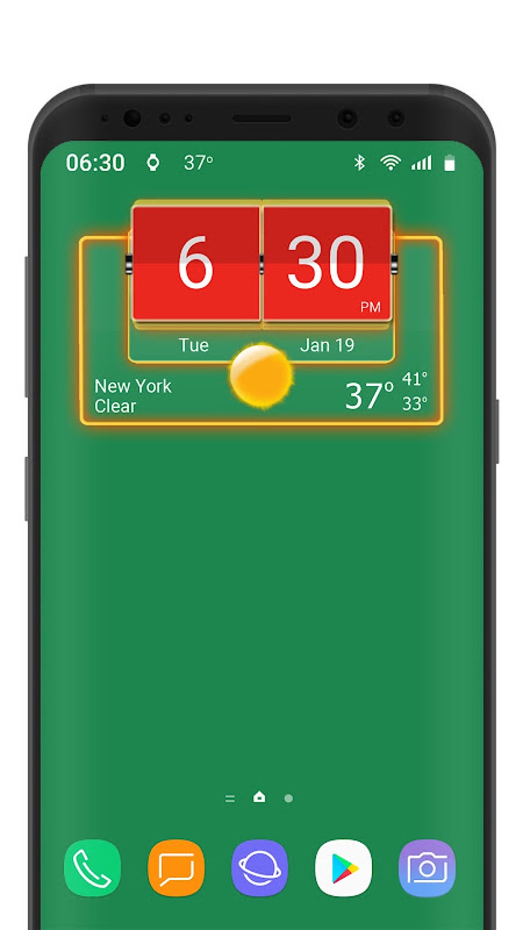 3D Flip Clock Theme Pack 05 APK for Android - Download