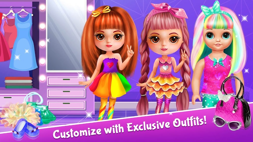 Little Dolls Hair Salon Makeover pour Android - Télécharger