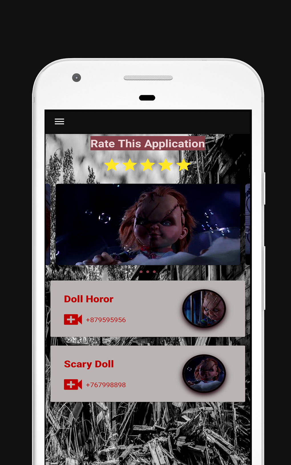 Doll horror fake video call for Android - Download