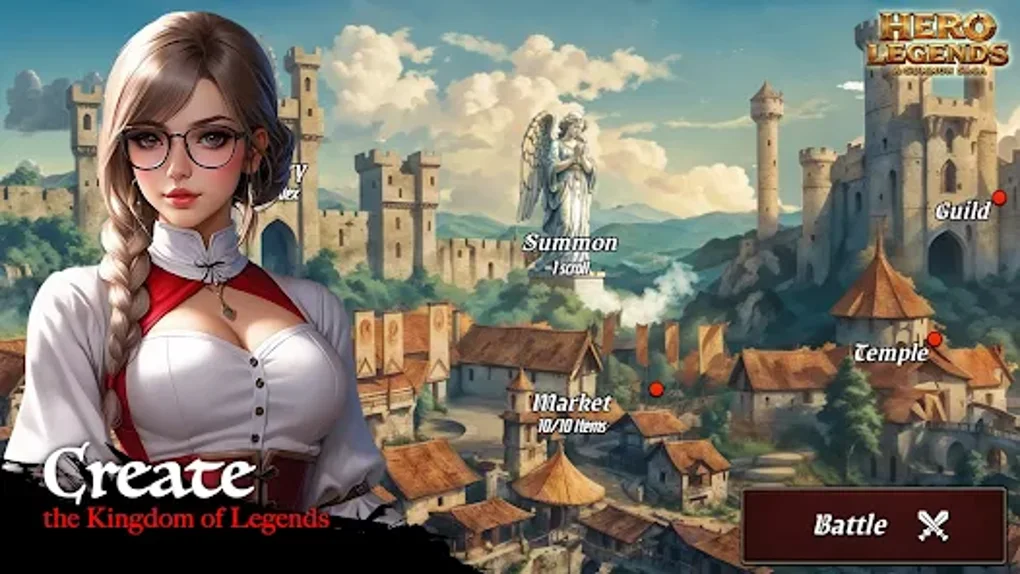 Hero Legends: A Summon Saga cho Android - Tải về