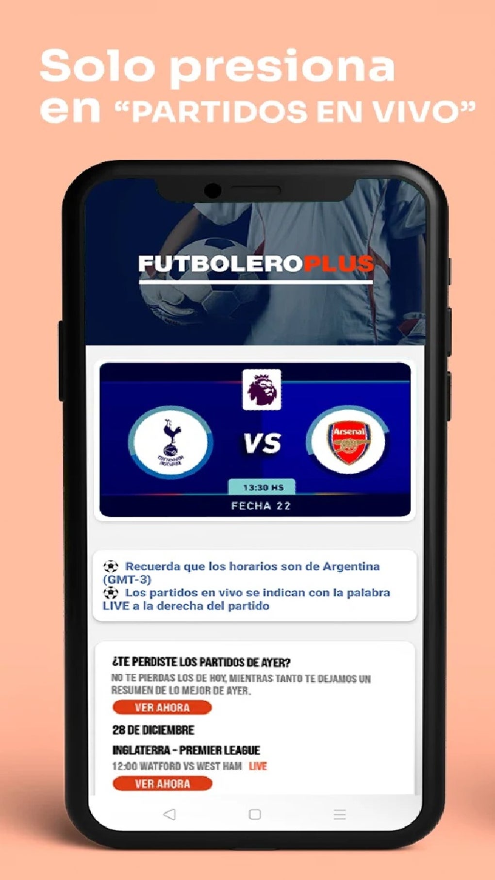 Futbolero Plus APK Android - ダウンロード