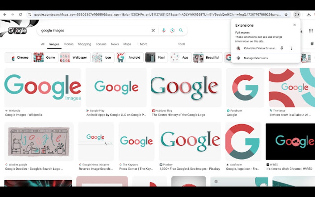 Colorblind Vision Extension for Google Chrome - Extension Download
