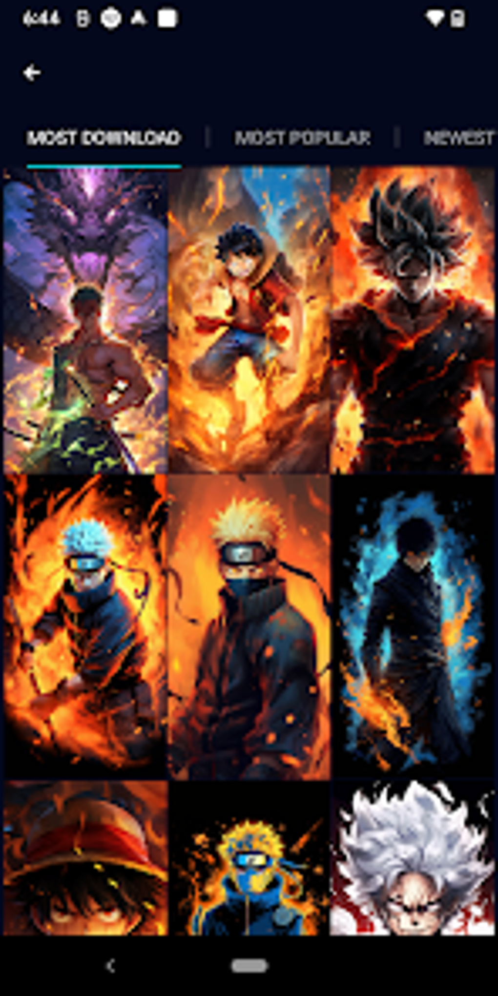 4K Wallpaper HD Cool Anime for Android - 無料・ダウンロード