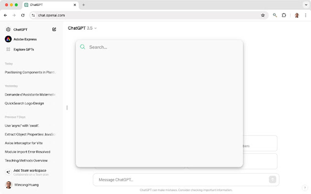 ChatGPT QuickSearch สำหรับ Google Chrome - ส่วนขยาย ดาวน์โหลด