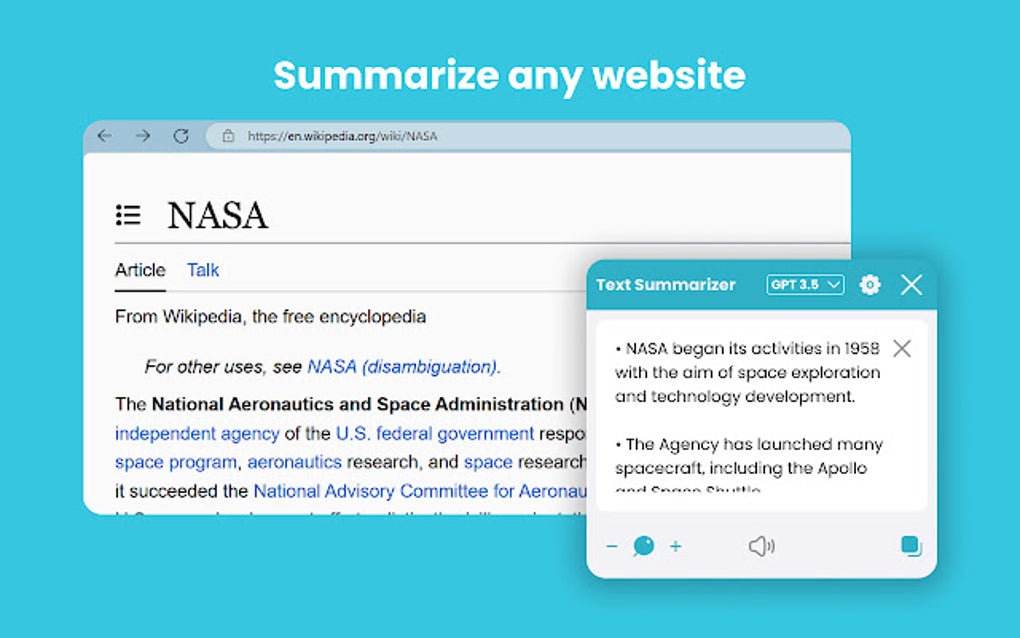 Text Summarizer para Google Chrome - Extensión Descargar