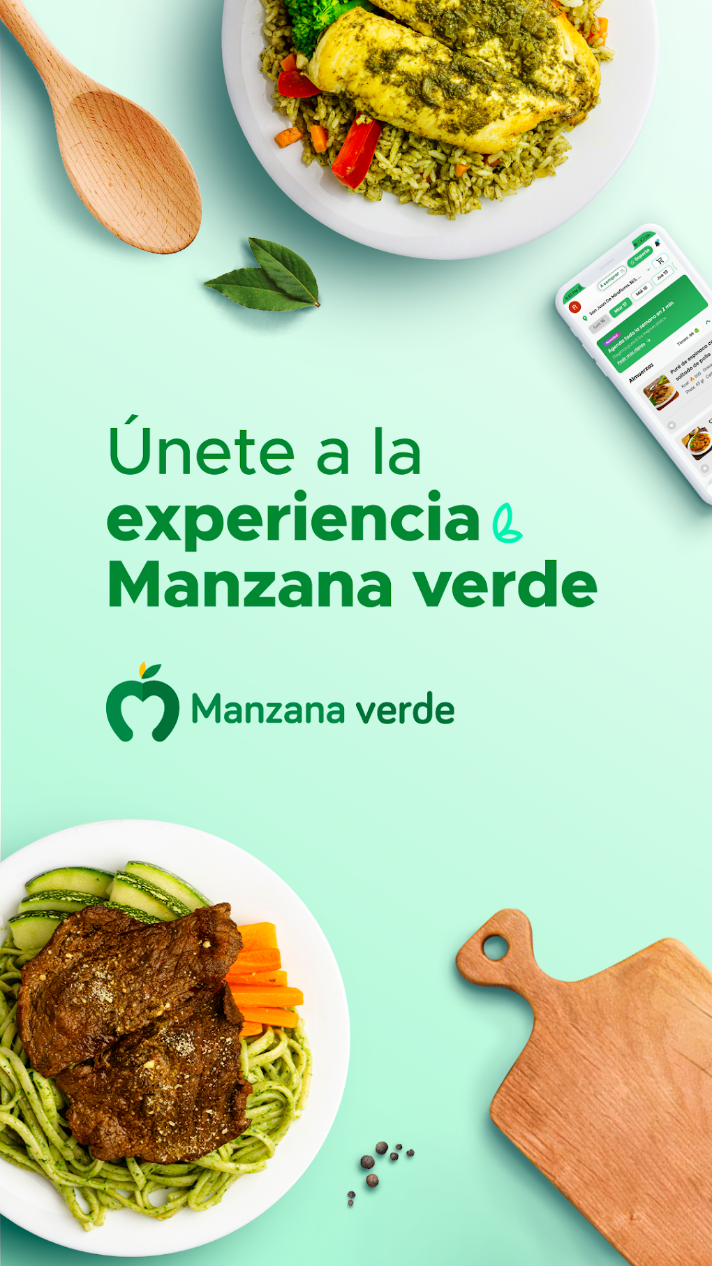 Manzana Verde Comida Saludable for Android - Download