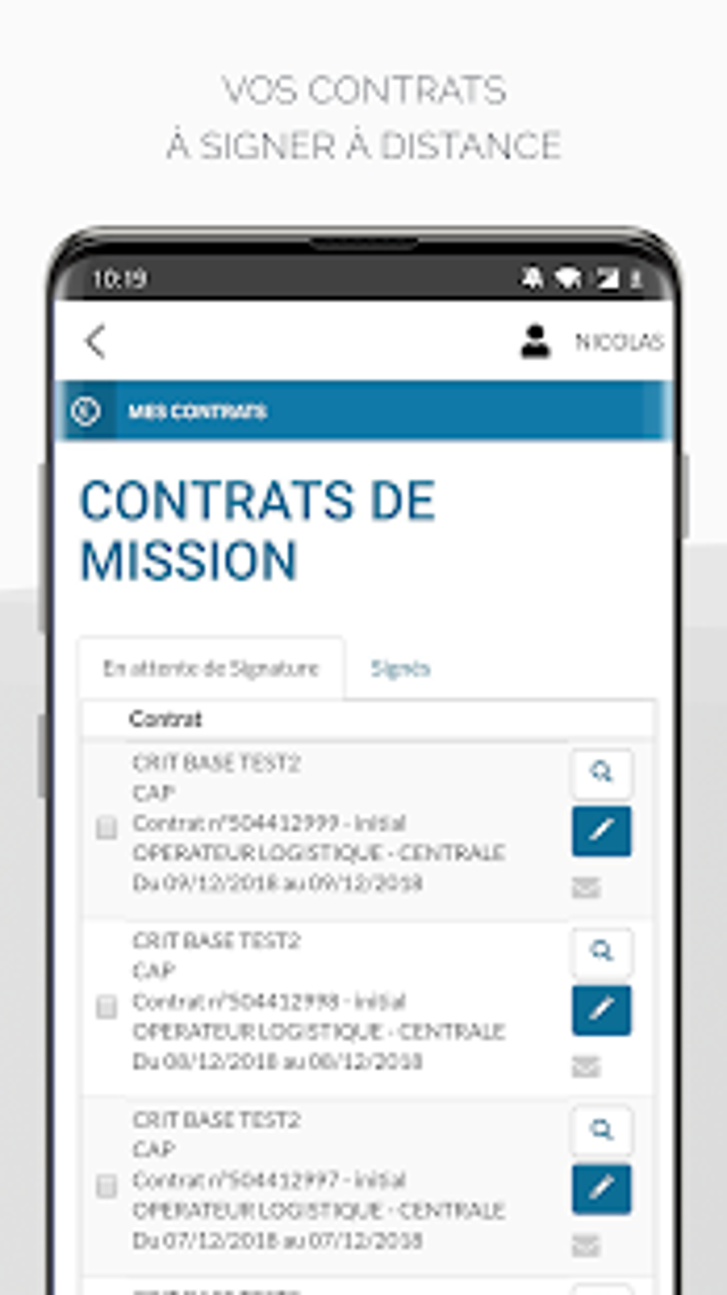My-Crit - Votre espace Intérimaire APK pour Android - Télécharger
