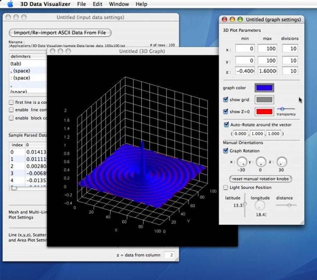 3D Data Visualizer para Mac - Descargar