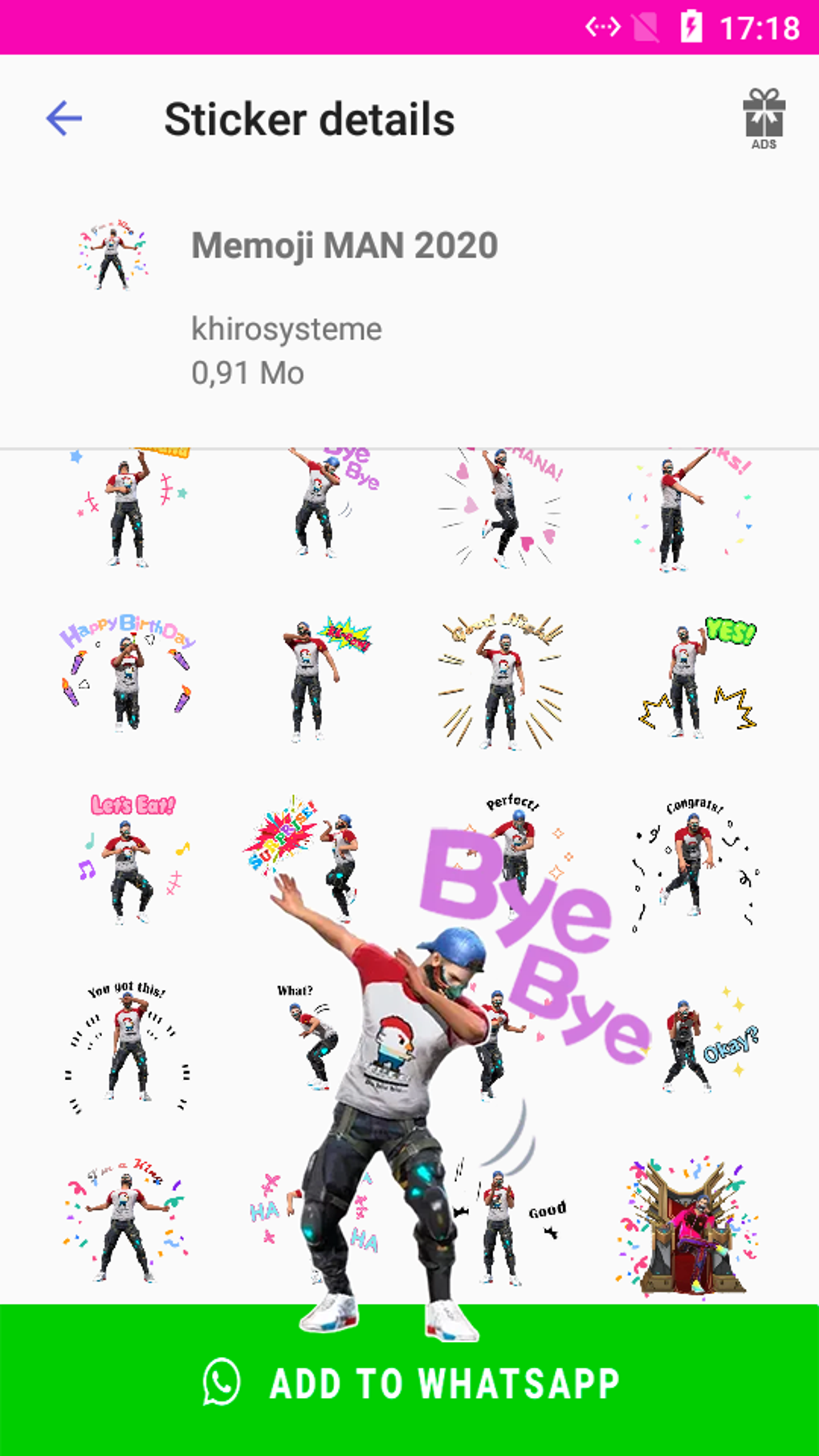 FF Stickers animados para Android - Descargar