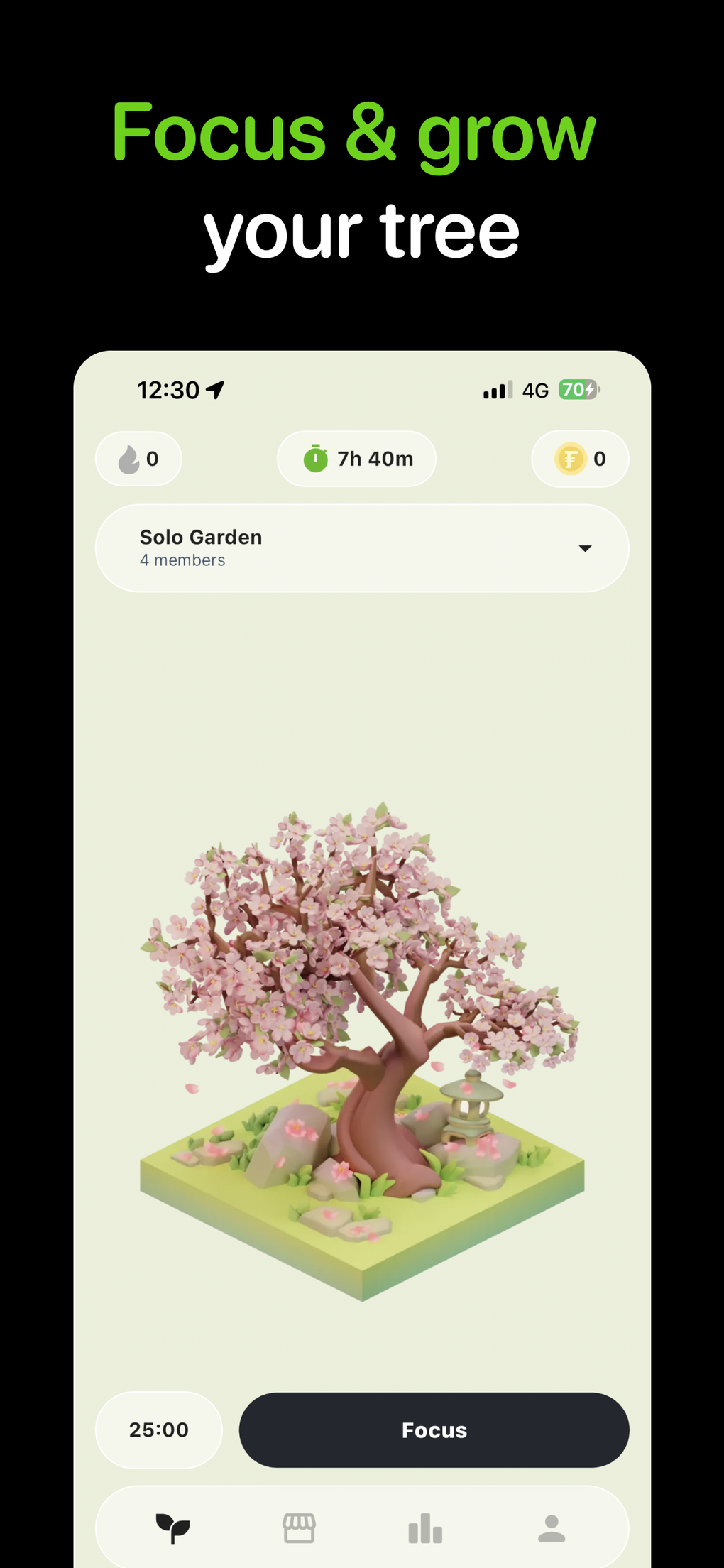 Focus Tree Focus Timer for iPhone - Download