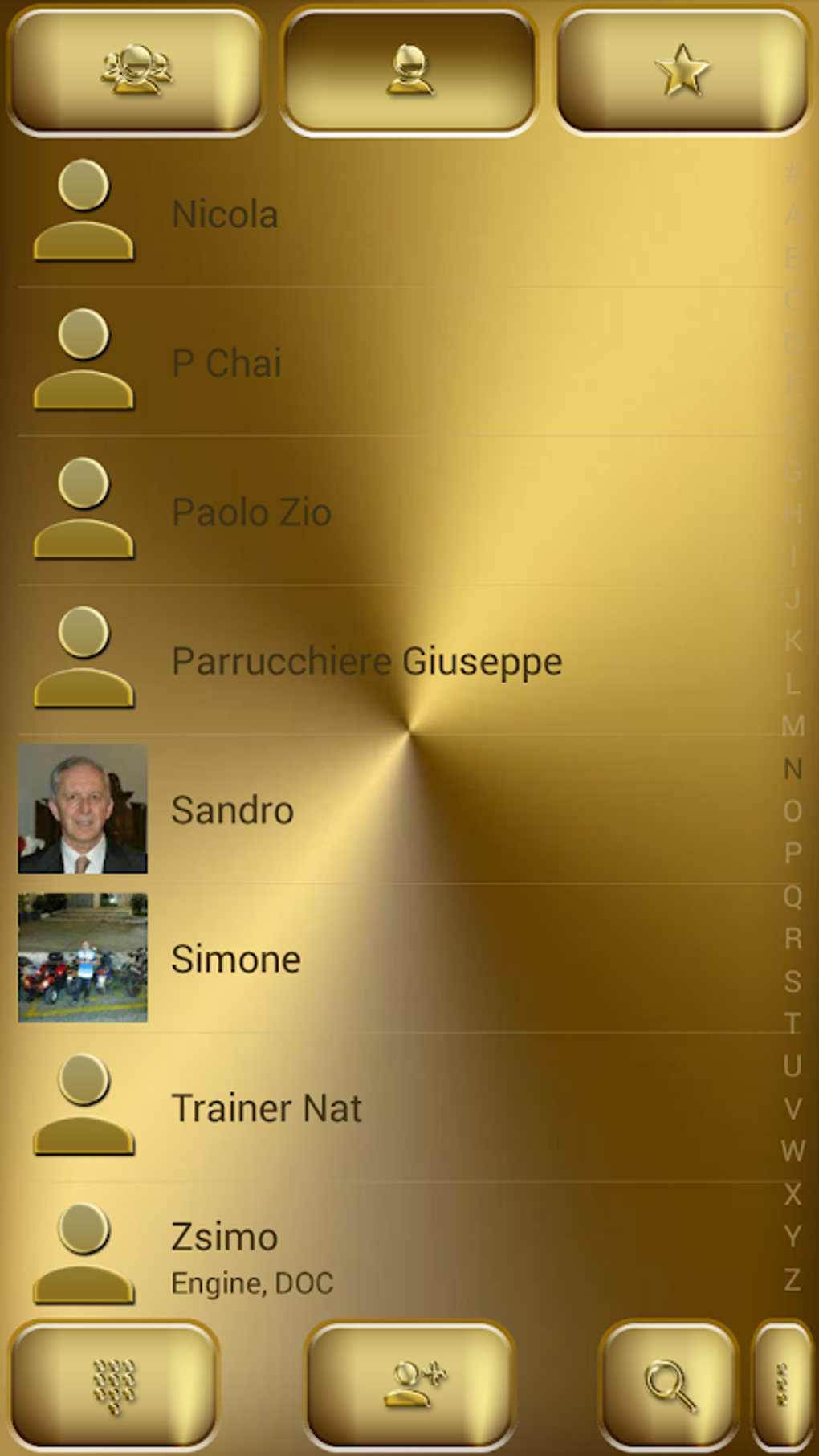 Dialer Theme Solid Gold drupe APK for Android - Download