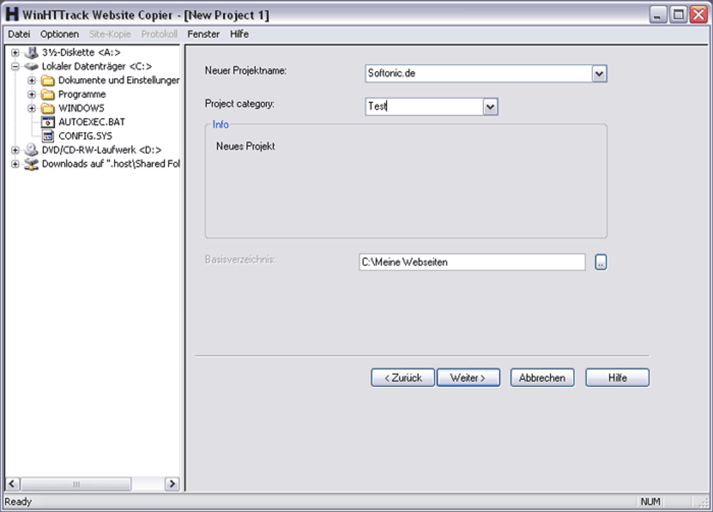 WinHTTrack Website Copier - Download