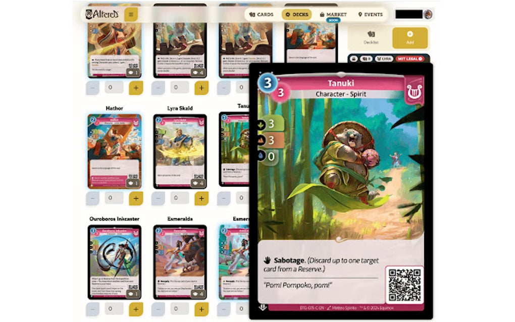 Altered Card Preview for Google Chrome - Extension Download