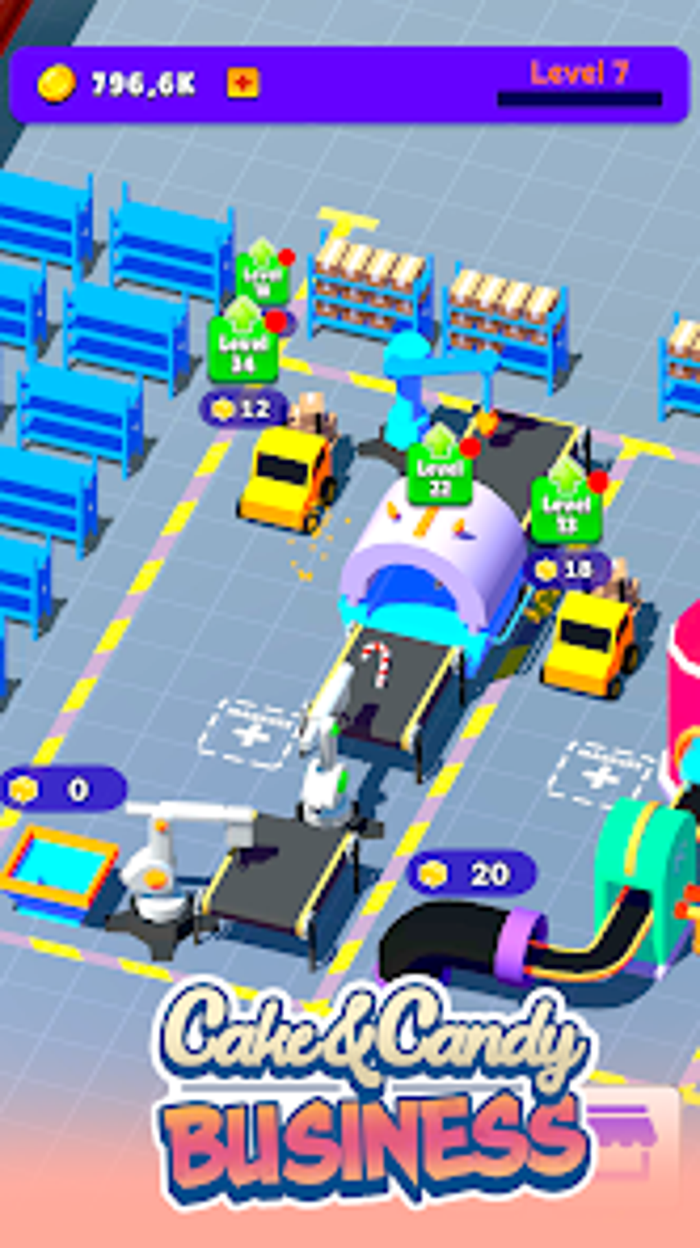 Idle Candy Factory - Tycoon para Android - Descargar