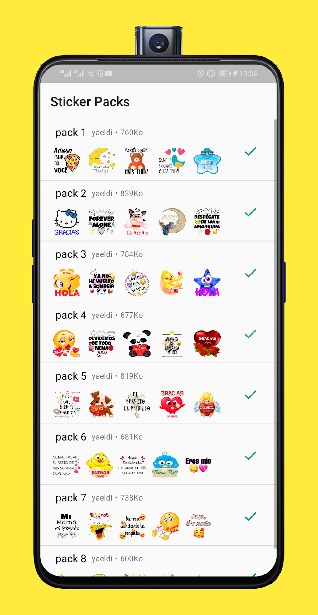 Android 용 Sticker de Gracias para Wastic - 다운로드