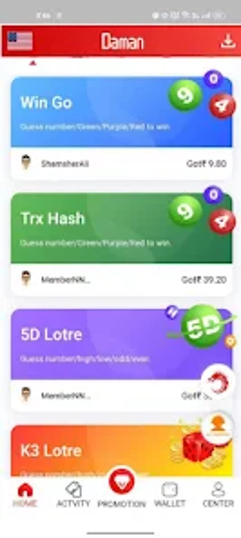 Daman Games para Android - Descargar